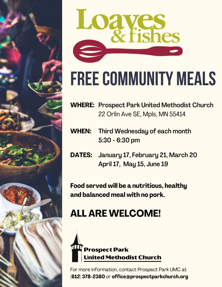 Free Community Meals – Prospect Park United Methodist Church