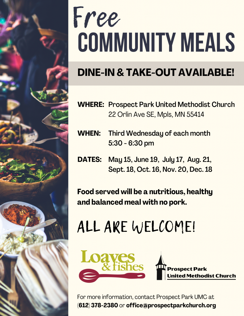 Community Meals – Prospect Park United Methodist Church